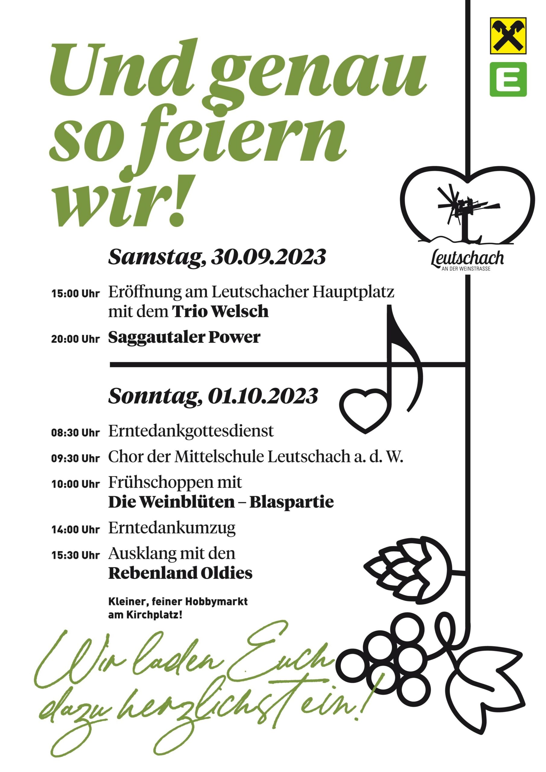 Hopfen & Weinlesefest 2022 – Marktgemeinde Leutschach