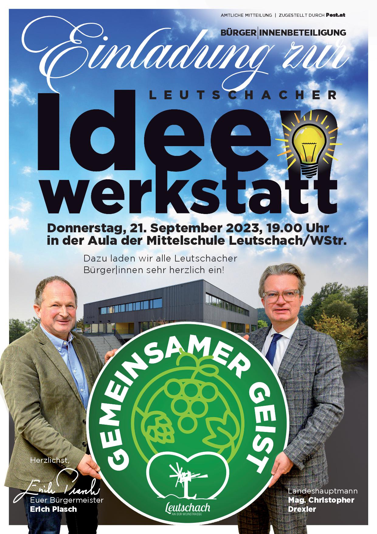Leutschacher Ideenwerkstatt – Marktgemeinde Leutschach